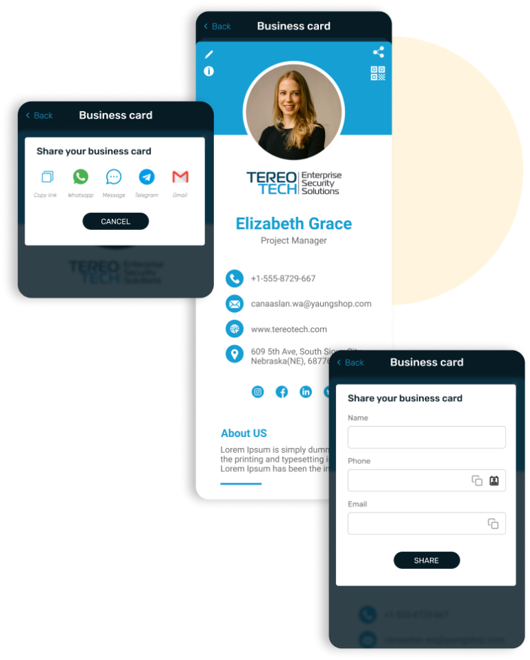 Digital Business Cards for Employees | TereoTech